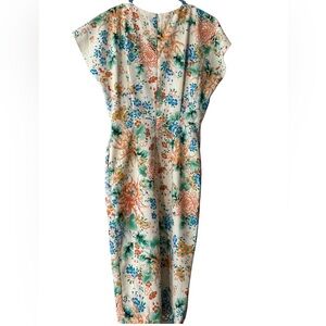 ASOS | Dresses | Asos Sheath Dress Floral Print With Abstract Design ...